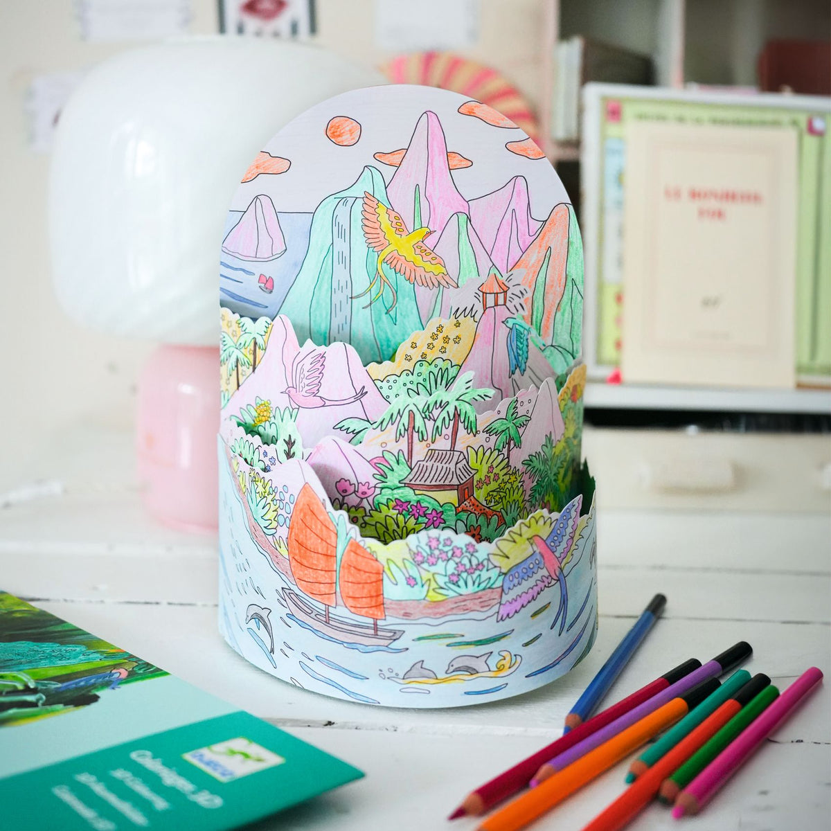 Coloriages 3D - Au sommet...de mon île – La picorette