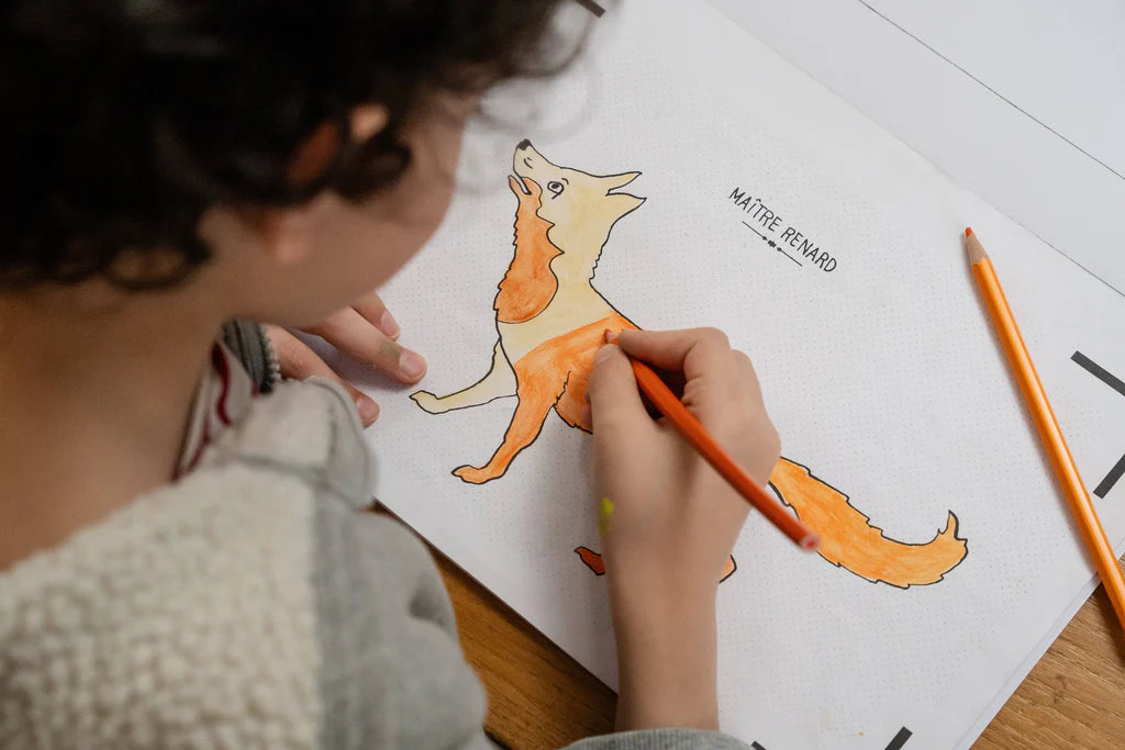 Cahier de dessin animé Les Fables de La Fontaine - Éditions animées ...
