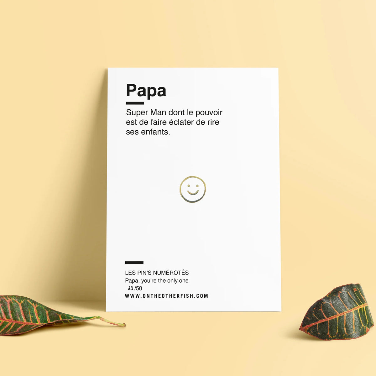 Pin's papa - Smiley – La picorette